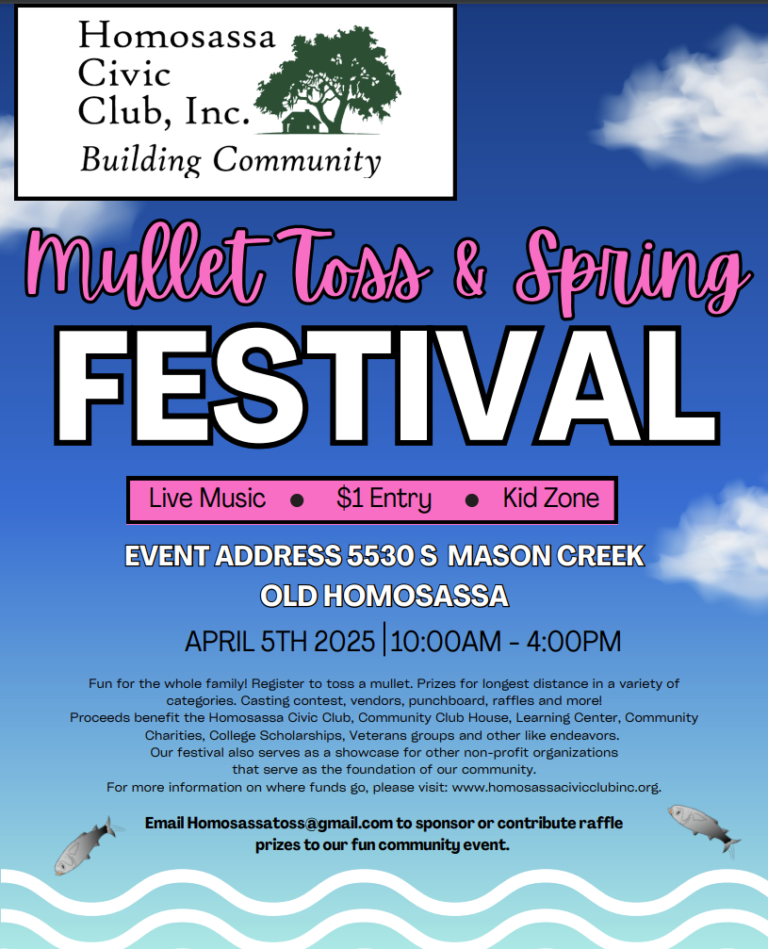 Events in Homosassa – Homosassa Civic Club, Inc
