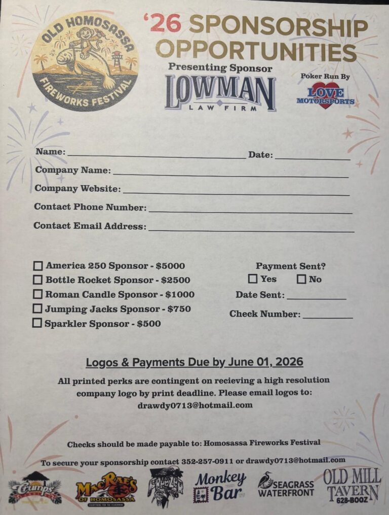 Events in Homosassa – Homosassa Civic Club, Inc